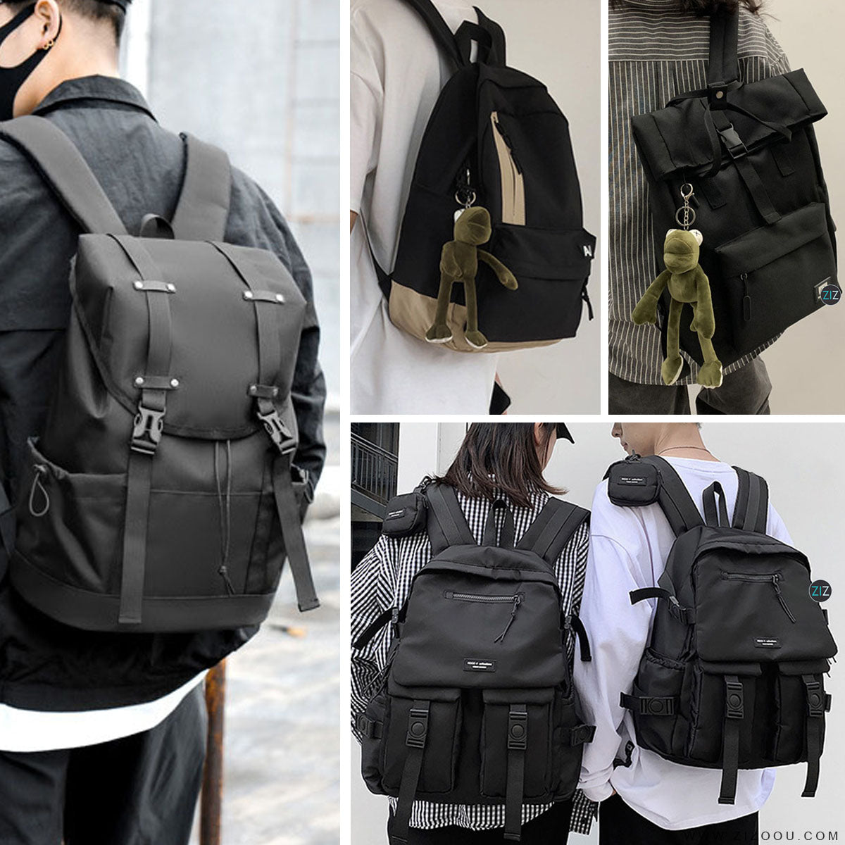 Balo size vừa | Balo nam nữ cá tính hot trend | ZiZoou Shop – ZiZoou ...